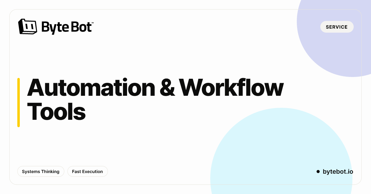 Automation & Workflow Tools | Bytebot | Bytebot